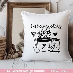 Deutsche Plotterdatei Garten - Gartendeko - Frühling svg - Cricut Silhouette - Lieblingsplatz ...