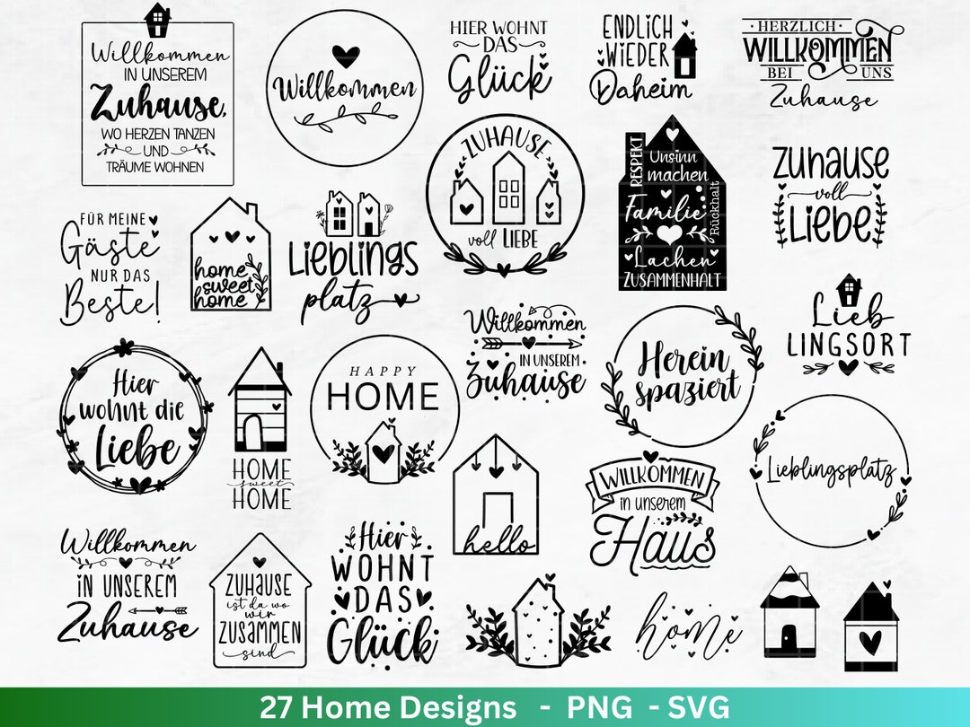 Plotter File Home Svg - Home Lettering Sayings Svg - Clipart Plotter ...
