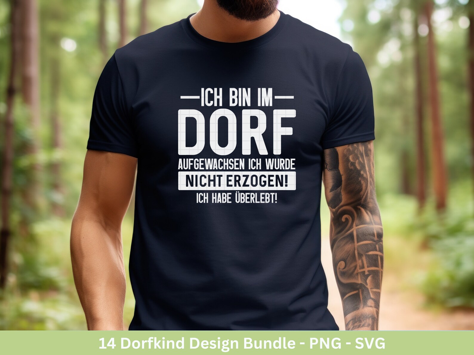 German Plotter File Village - Village Child and Proud of It - Farm Svg ...