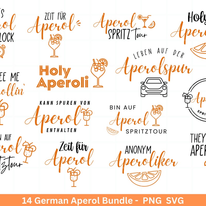 Aperol spritz plotterdatei - Etsy.de