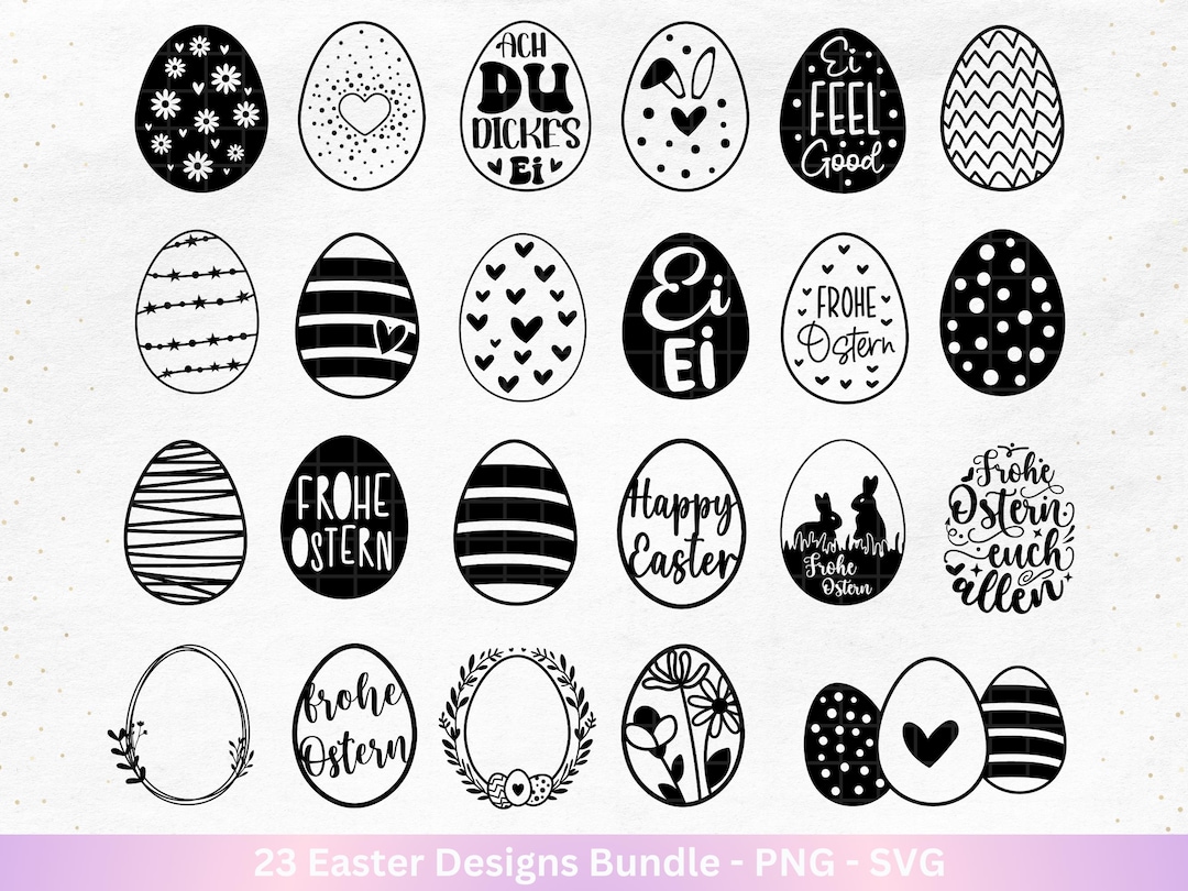 Easter Plotter File - Easter Lettering - Easter Egg Svg - Easter Svg - Easter Laser File ...