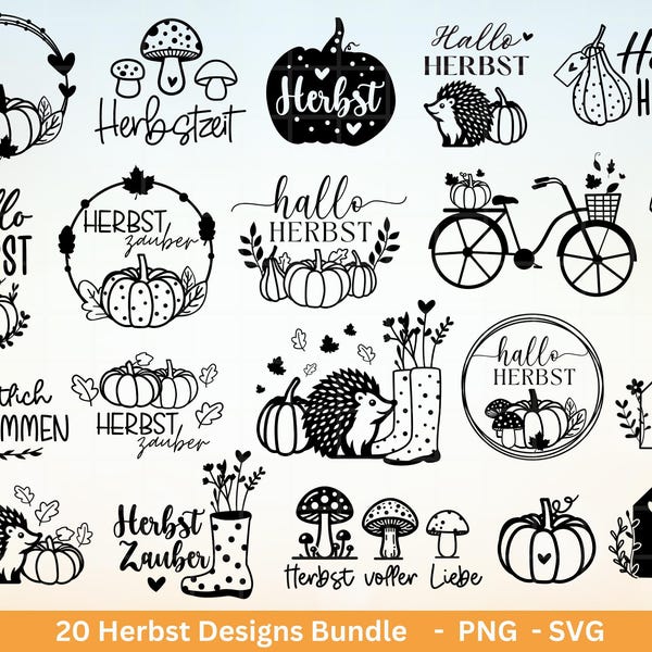 Plotterdatei herbst - Etsy.de