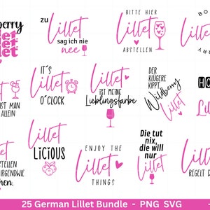 German Lillet Svg Png Bundle Wildberry Lillet Svg Alcohol Svg Cricut Silhouette Studio Plotter ...