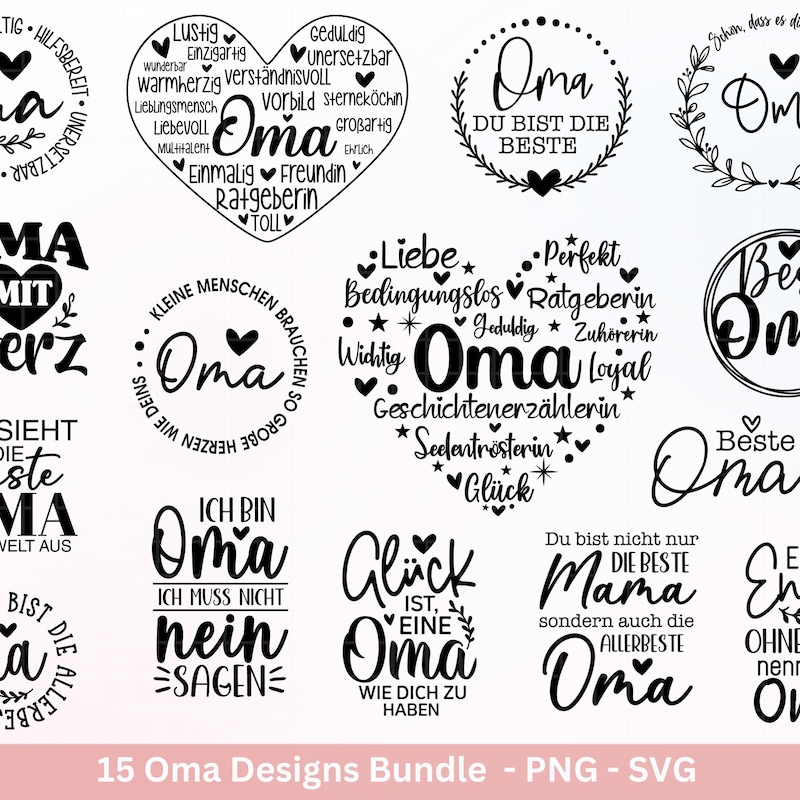 Plotterdatei oma mit namen - Etsy.de