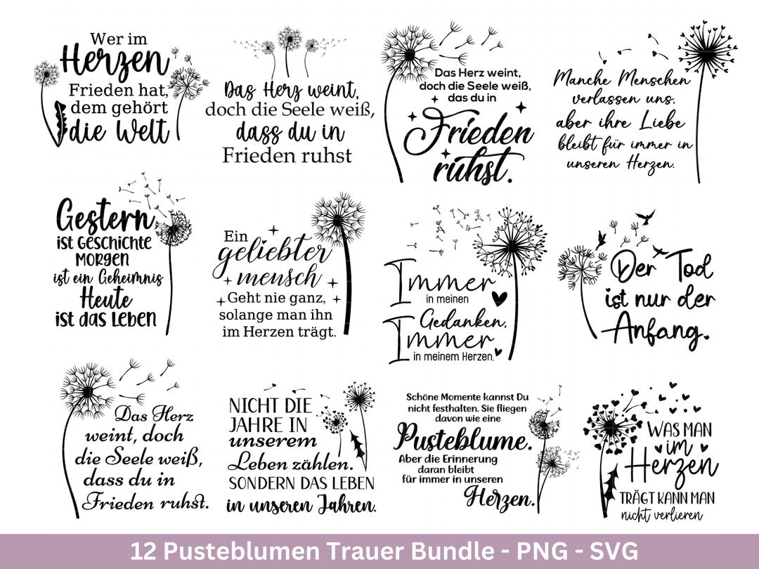 Plotter File Mourning - Farewell Svg - Dandelion Svg Mourning Candles ...