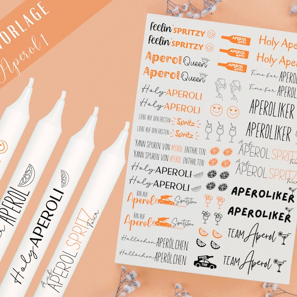 Aperol Spritz Tattoos - Etsy UK