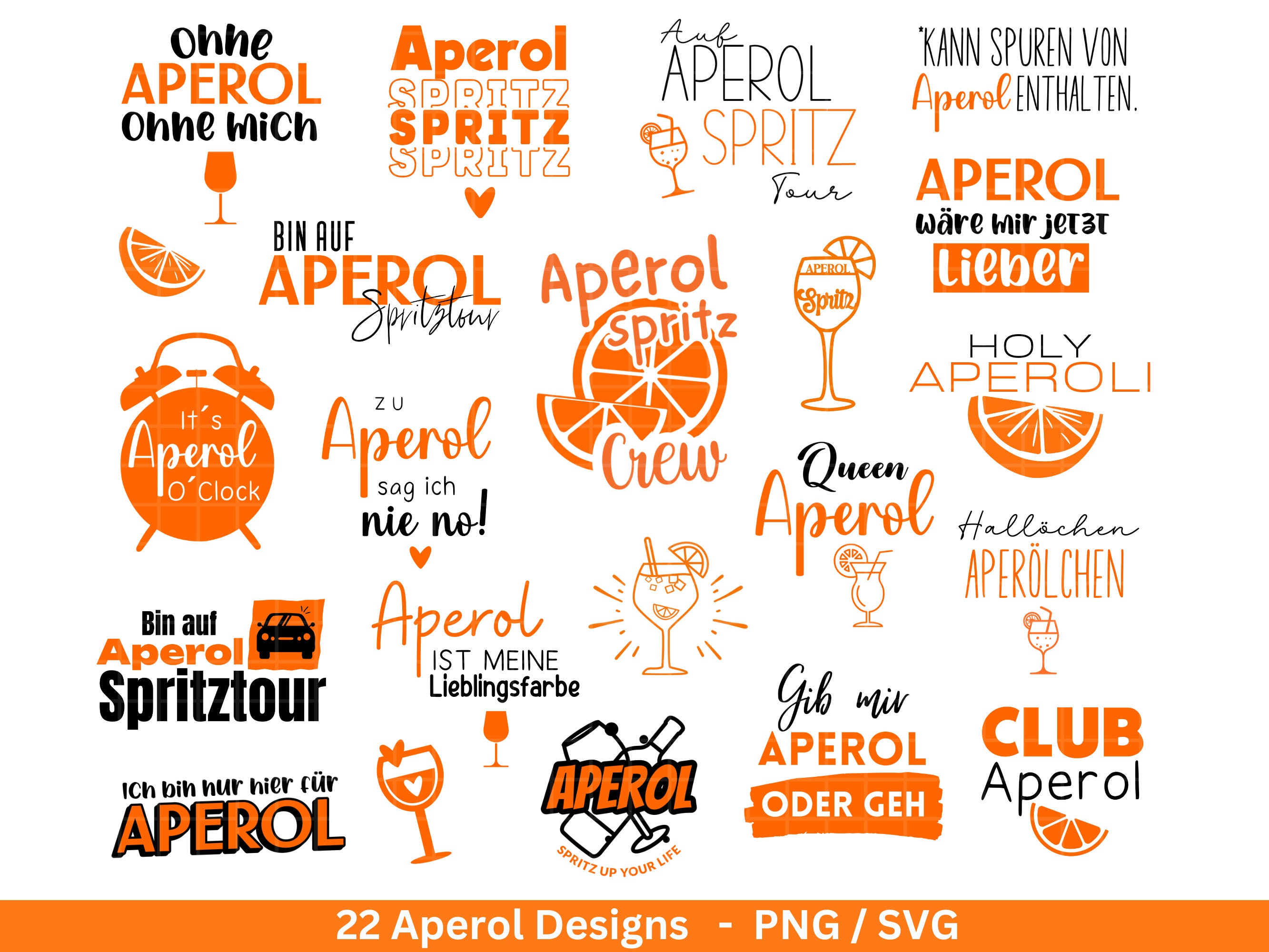 German Plotter File Aperol Svg Png Bundle - Holy Aperoli Svg - Aperol ...