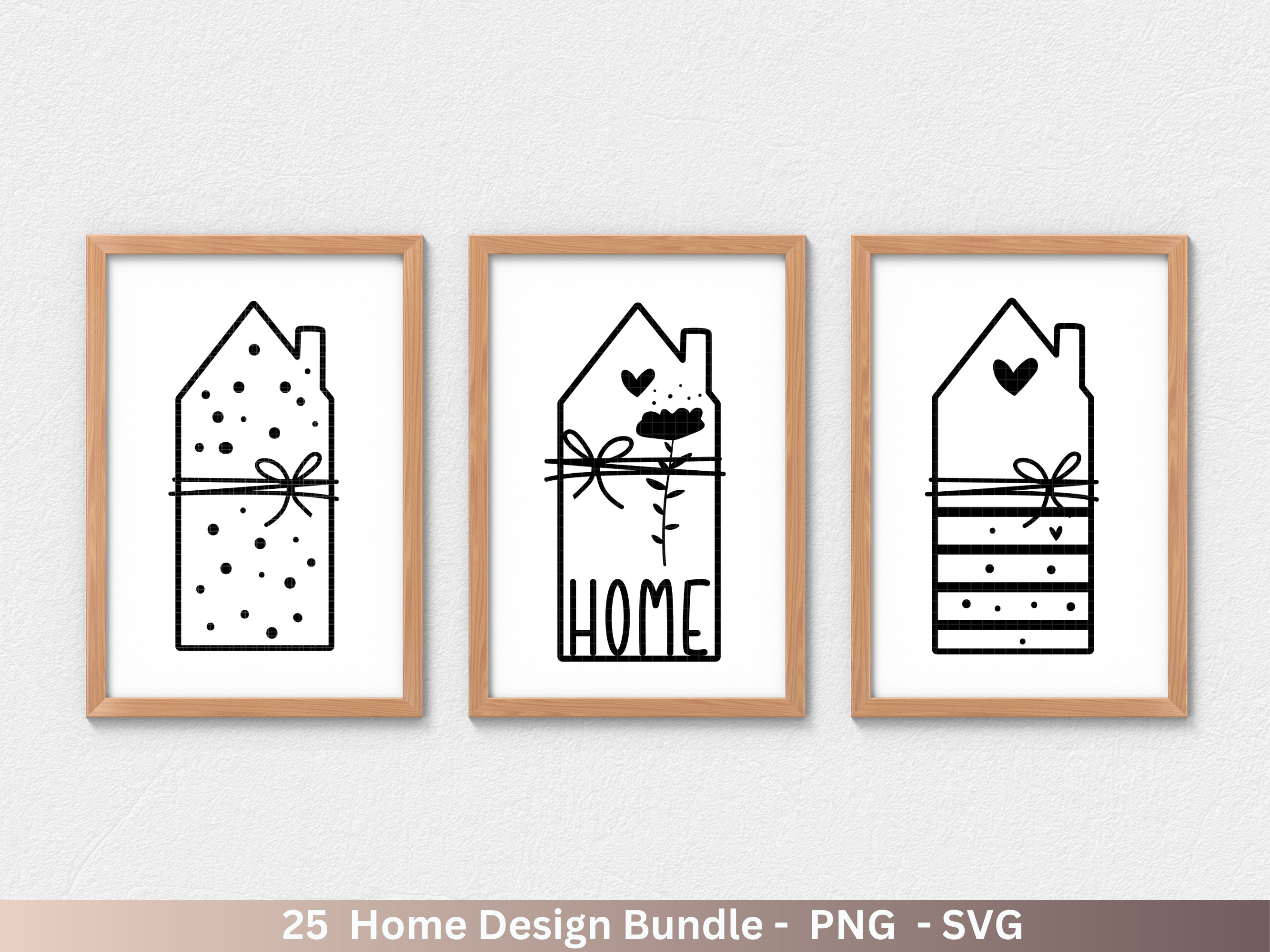 Plotter File Home SVG - Home Lettering Sayings SVG - Clipart Plotter ...