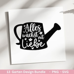 Deutsche Plotterdatei Garten - Gartendeko - Frühling svg - Cricut Silhouette - Lieblingsplatz ...