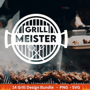 Deutsche Plotterdatei Grillen - Grillzeit Sprüche svg - Grillmeister svg - BBQ Chef - König des ...