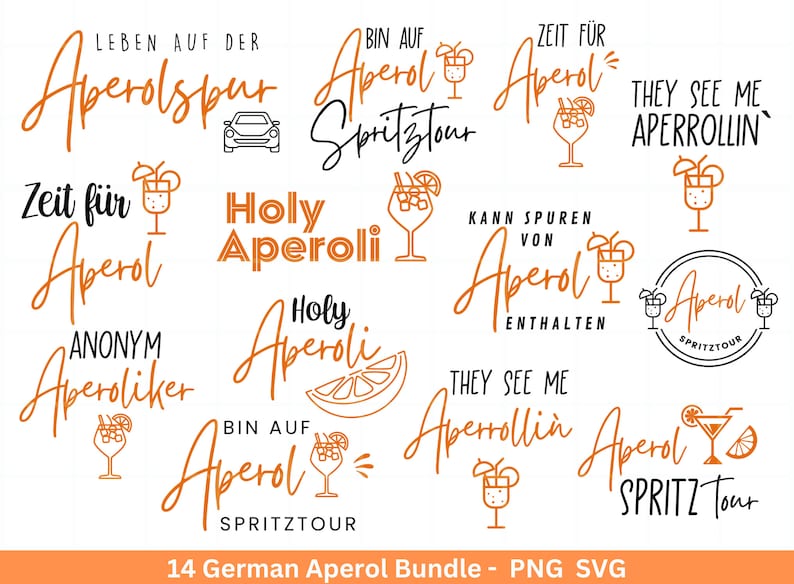 German Aperol svg png Bundle Holy Aperoli svg Aperol - Etsy.de