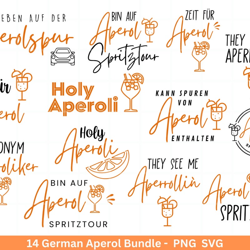 Aperol spritz plotterdatei - Etsy.de