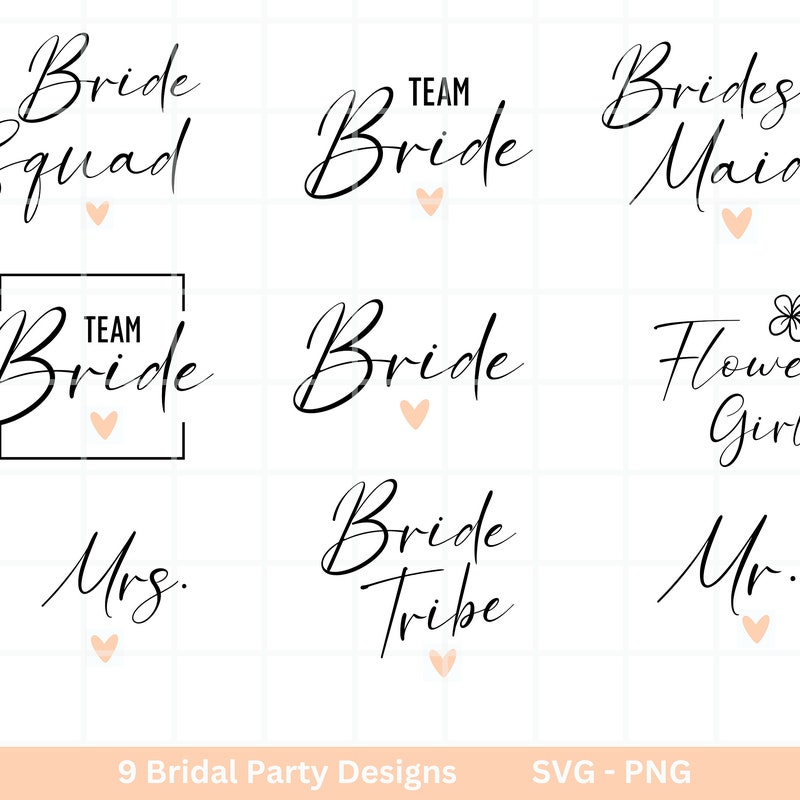 Bride Svg - Etsy