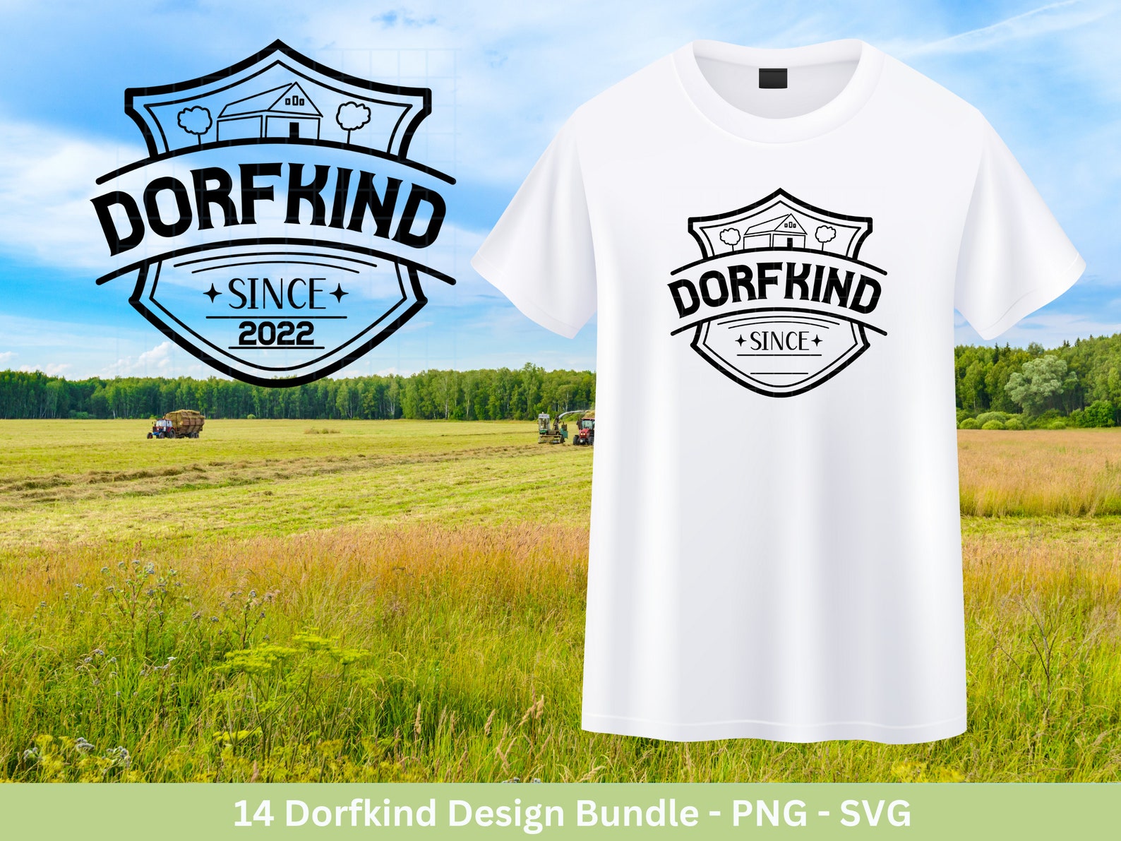 German Plotter File Village - Village Child and Proud of It - Farm Svg ...