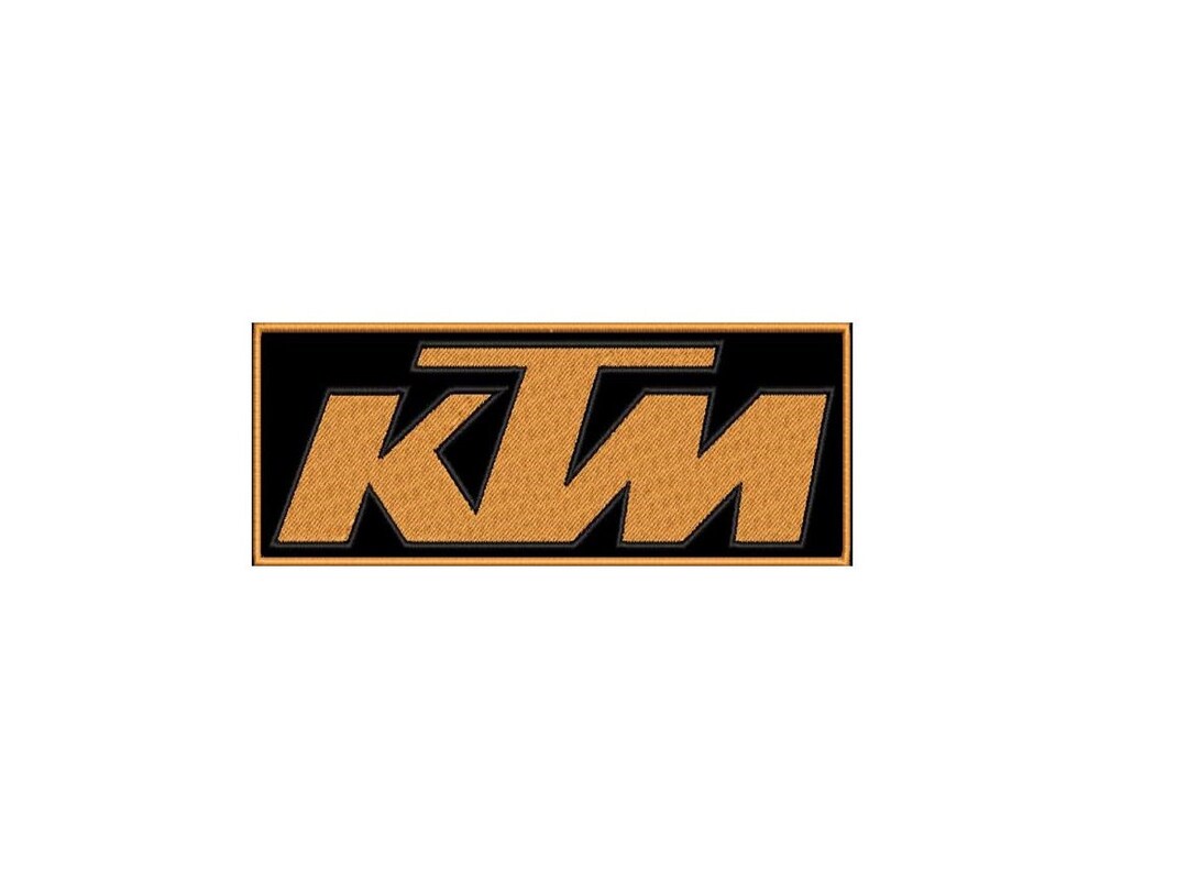 KTM Embroidered Patch Moto Bike Racing Logo - Etsy