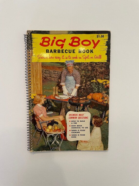 Big Boy Barbecue Book 1957 Spiral Bound by Tested Recipe - Etsy