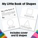 Printable Shapes Book for Prek and Kindergarten - Black and White ...