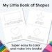 Printable Shapes Book for Prek and Kindergarten - Black and White ...