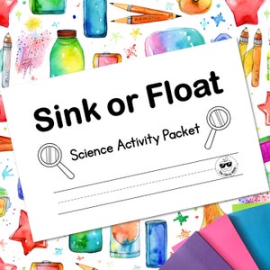 Sink or Float Worksheet Preschool - Etsy