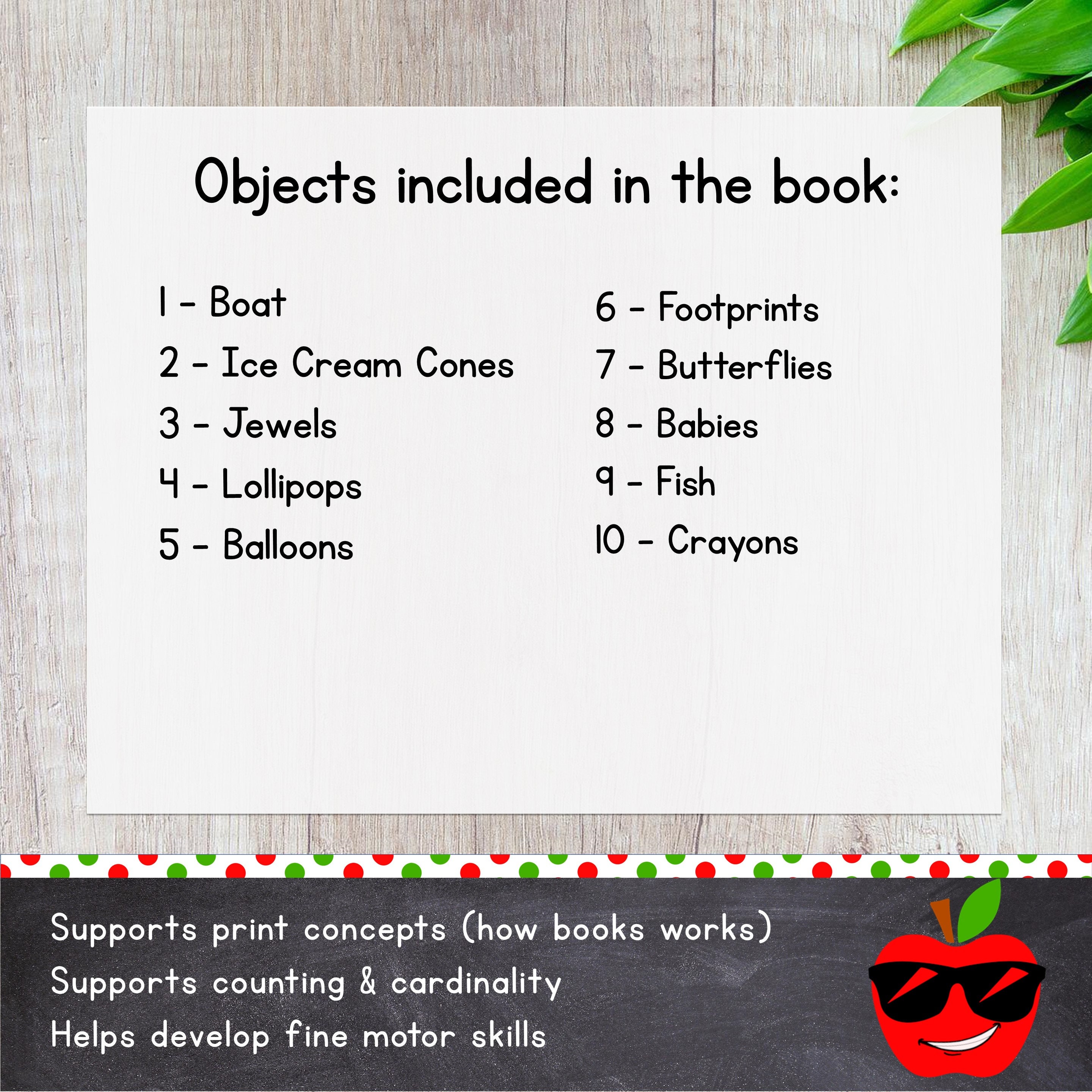 Printable Numbers 1-10 Book for Prek and Kindergarten Black and White ...