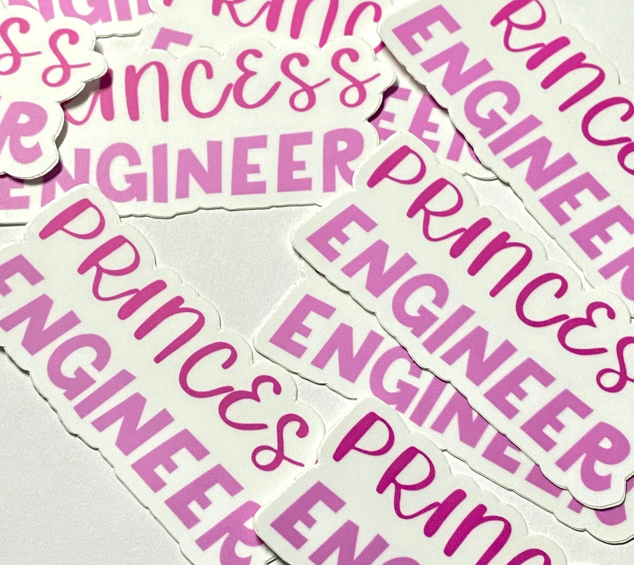 Princess Engineer Sticker - Etsy