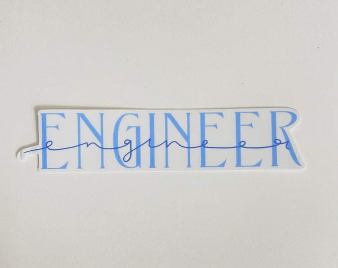 Engineer Sticker Engineering Laptop Sticker Gift for Engineers ...