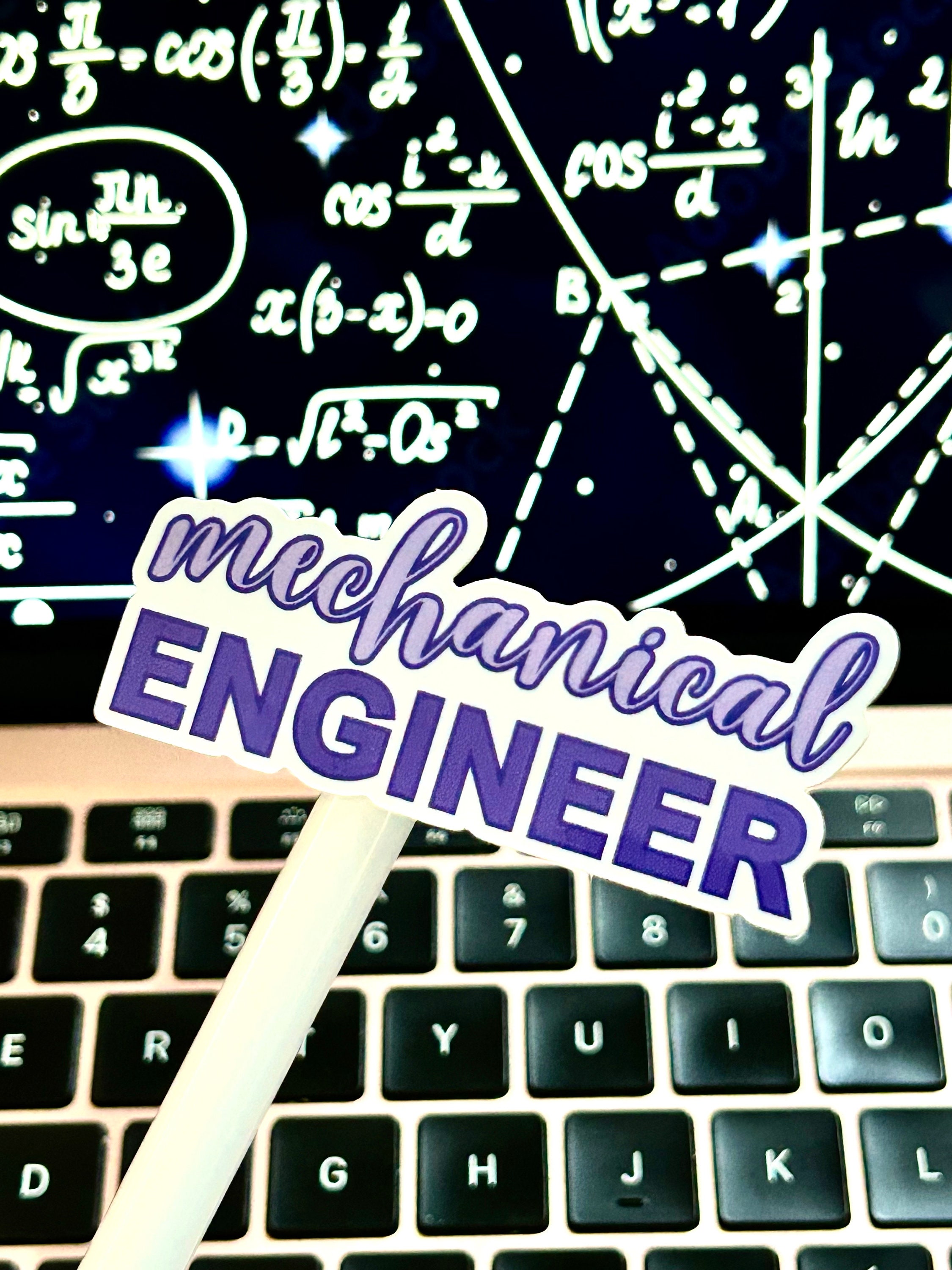 Mechanical Engineer Sticker Mechanical Engineering Gift for Engineers ...