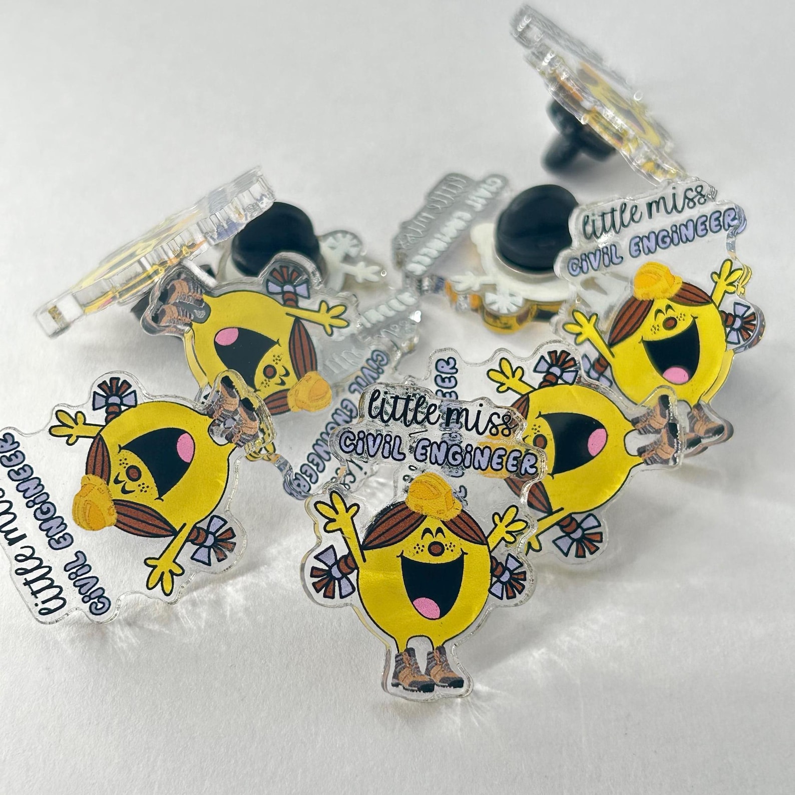 Little Miss Civil Engineer Pin Engineering Pin Backpack Pin Engineering ...