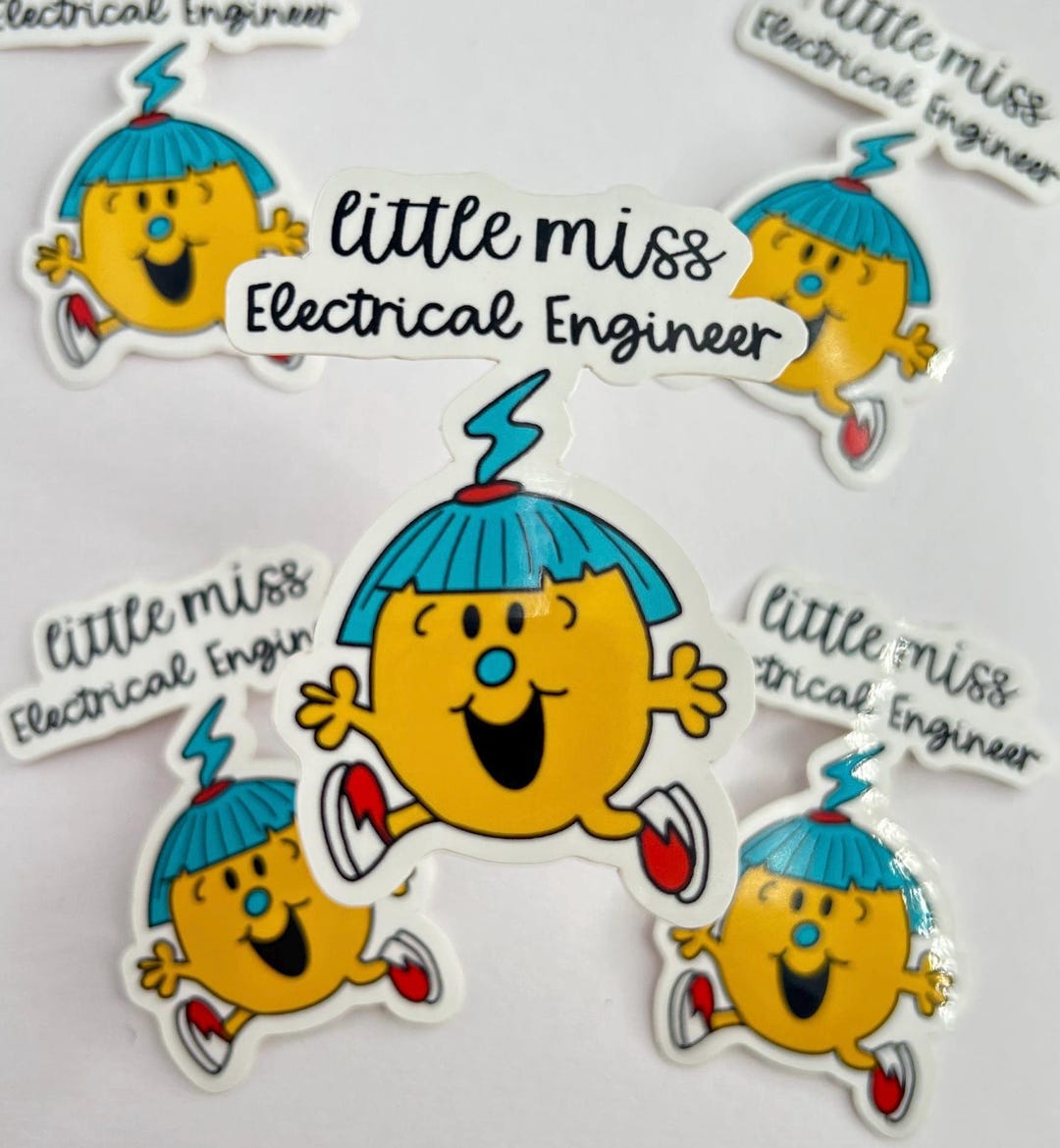 Little Miss Electrical Engineer Sticker Electrical Engineer Gifts - Etsy
