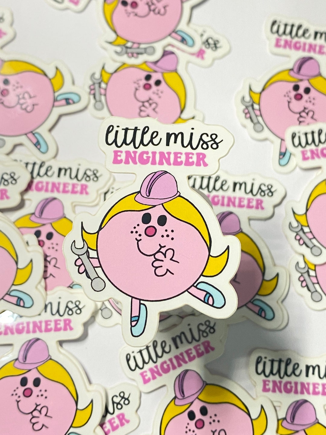 Little Miss Engineer Sticker | Engineering Empowerment | Engineering ...