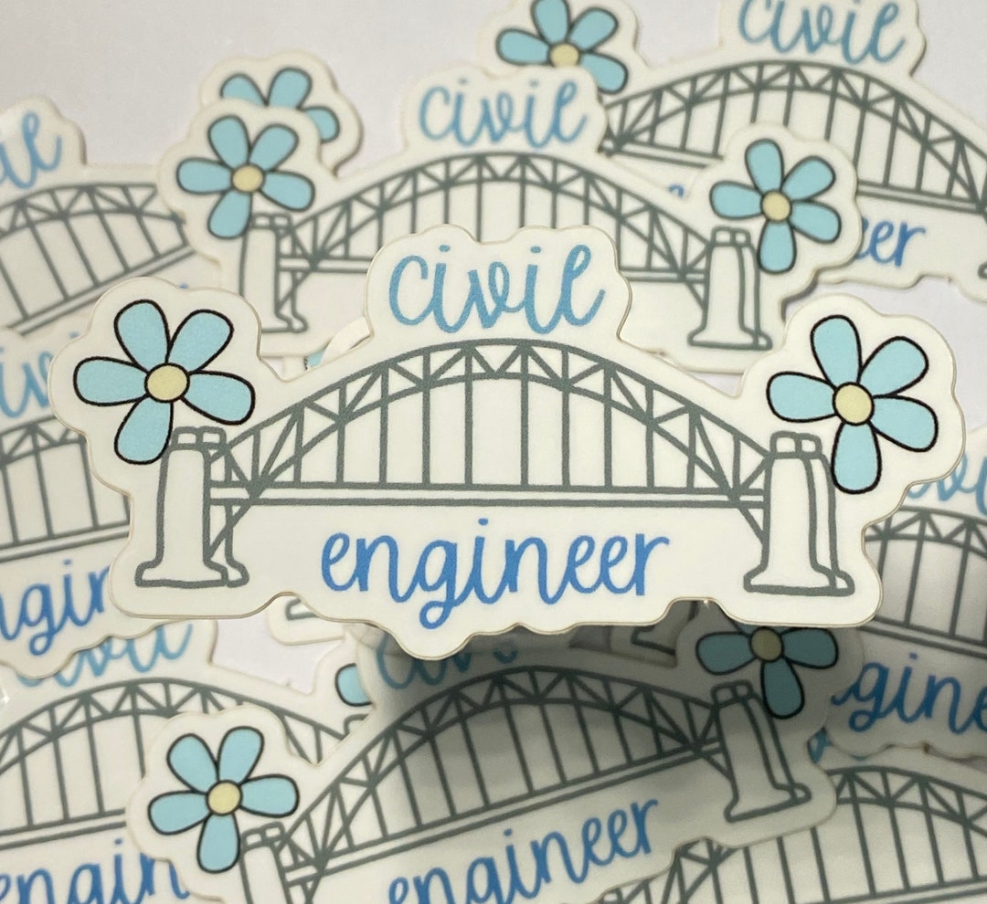 Civil Engineering Sticker - Etsy