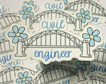 Civil Engineering Sticker - Etsy