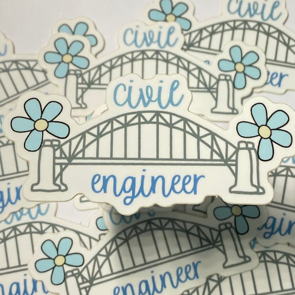 Civil Engineering Sticker - Etsy