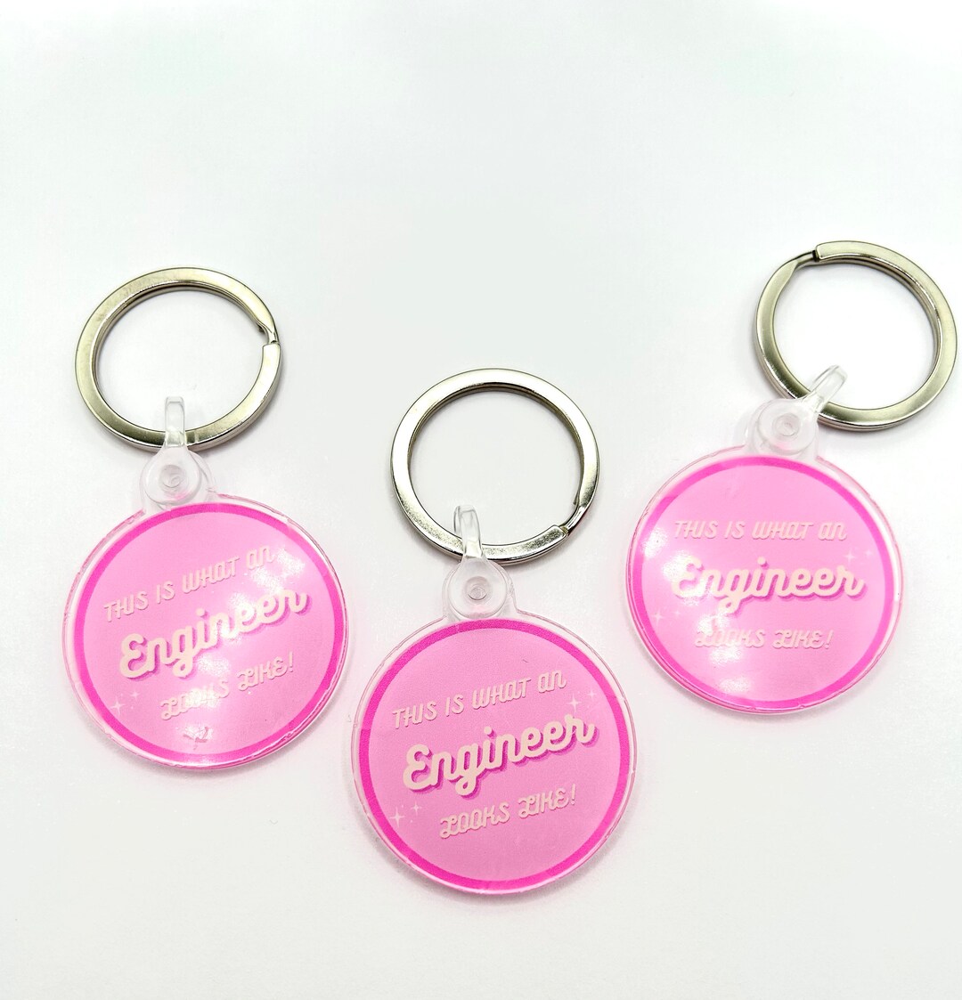 This is What an Engineer Looks Like Mini Keychain | Gift for Engineers ...