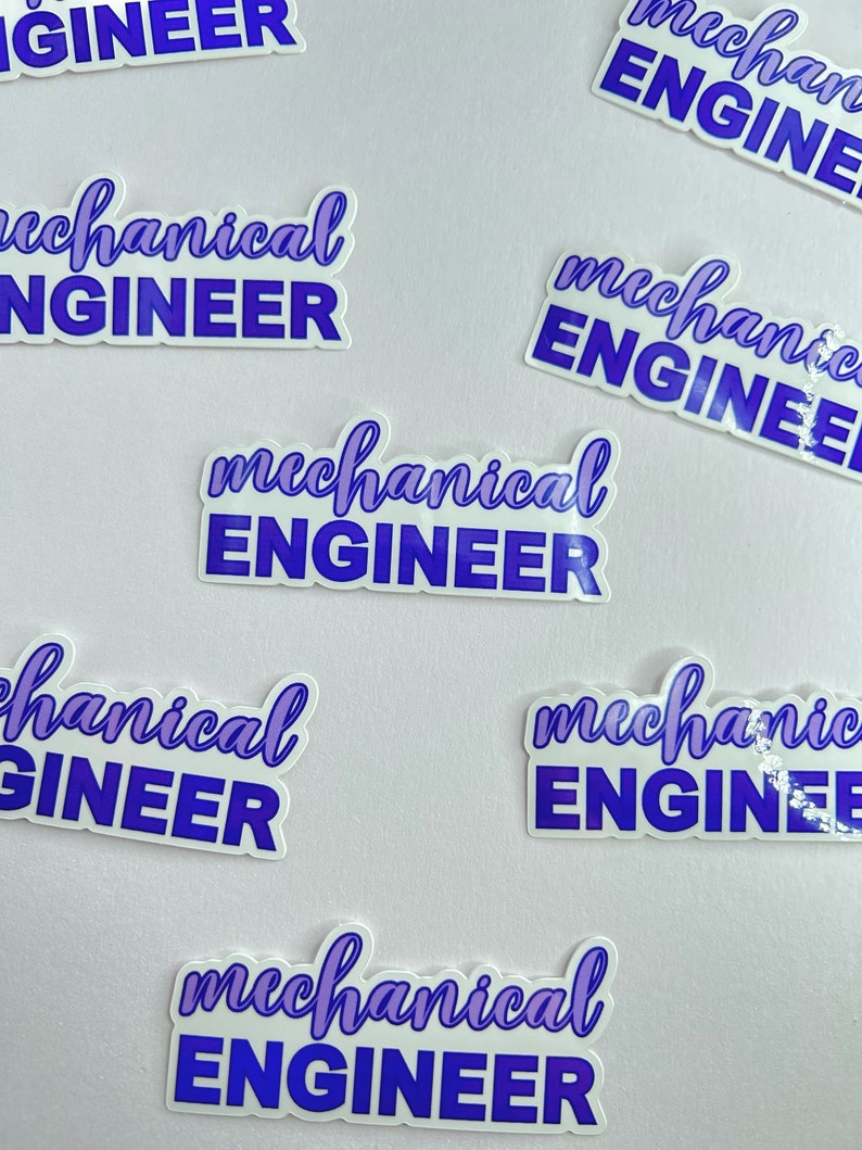 Mechanical Engineer Sticker Mechanical Engineering Gift for Engineers ...