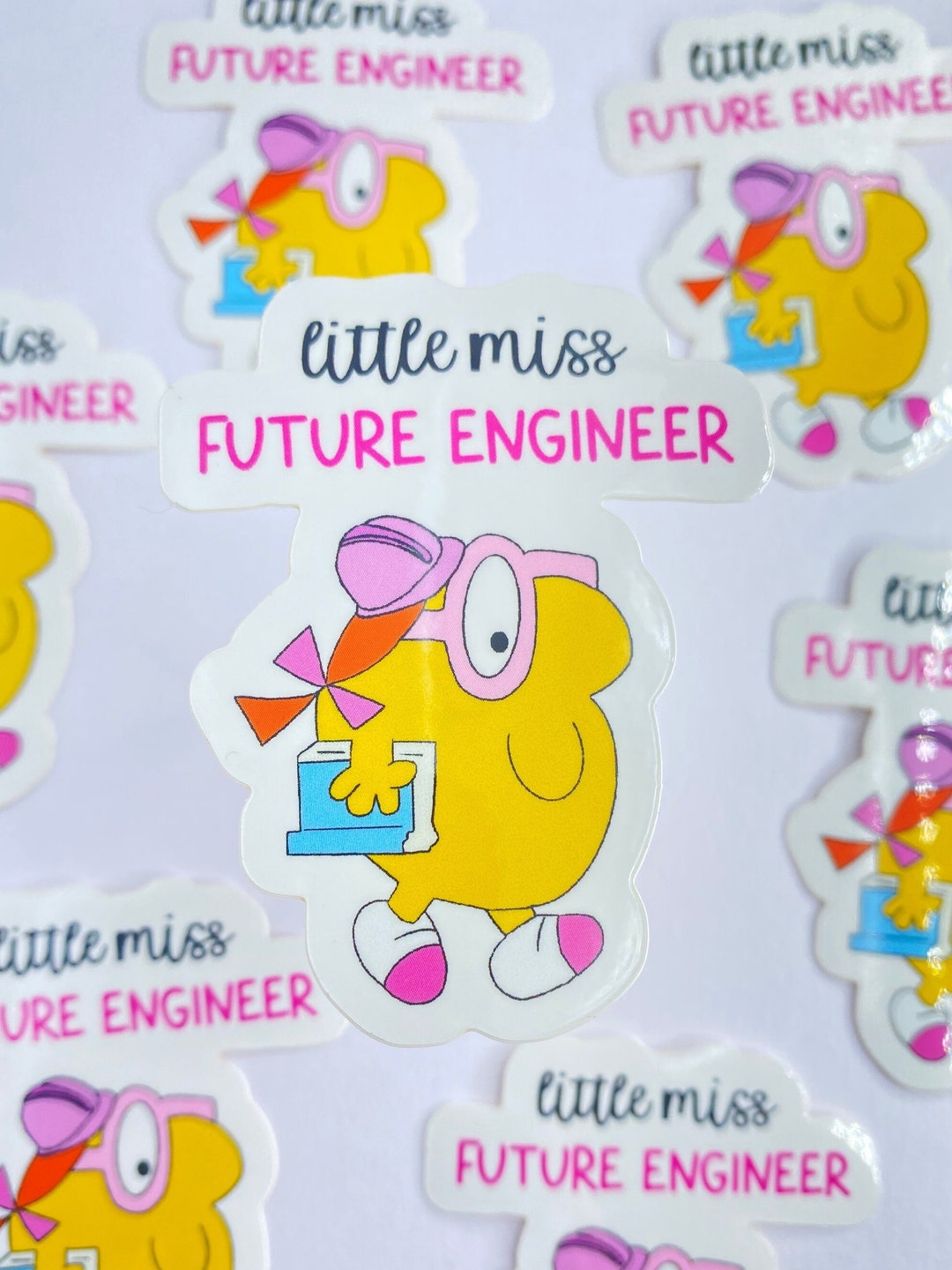 Little Miss Future Engineer Sticker | Engineering Empowerment Sticker ...