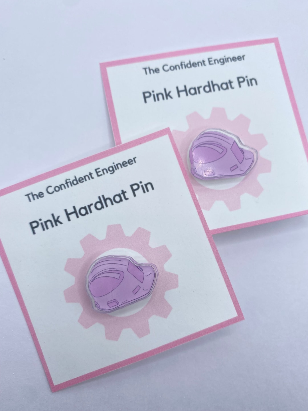 Pink Hardhat Pin Engineering Pin Backpack Pin - Etsy