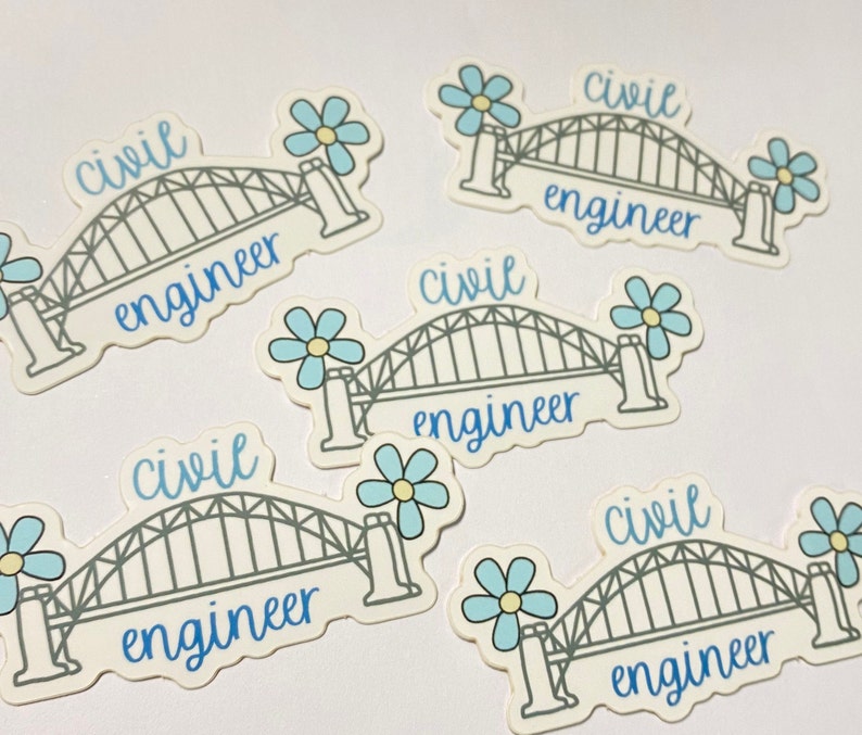 Civil Engineering Sticker - Etsy