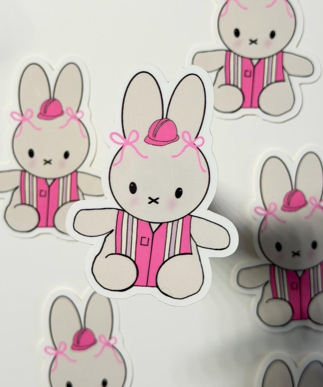 Cute Bunny Engineer Sticker | Engineering Stickers | Cute Engineering ...