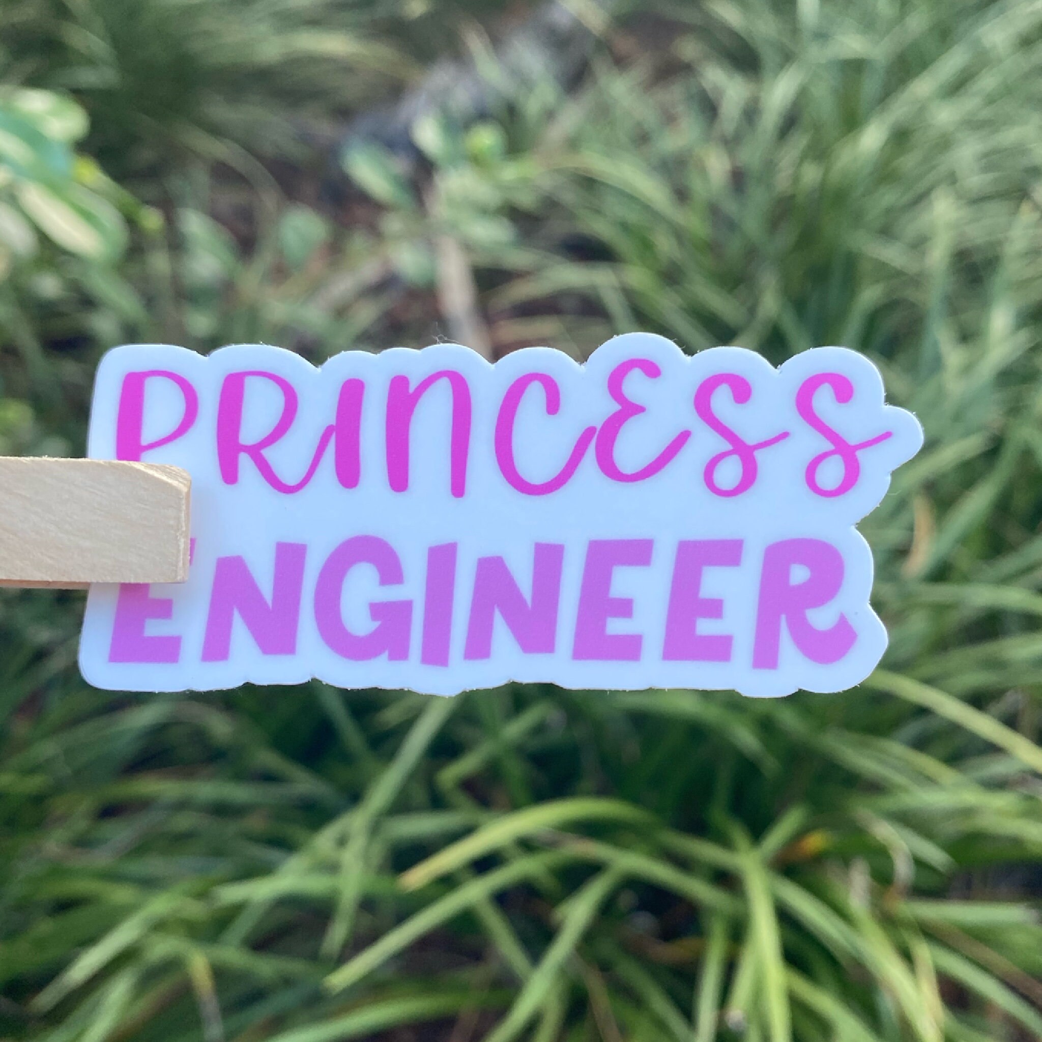 Princess Engineer Sticker - Etsy