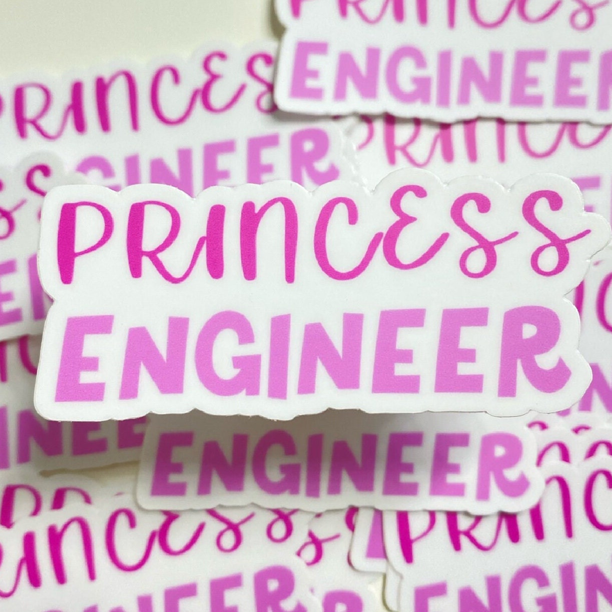 Princess Engineer Sticker - Etsy