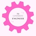 Little Miss Engineer Sticker | Engineering Empowerment | Engineering ...