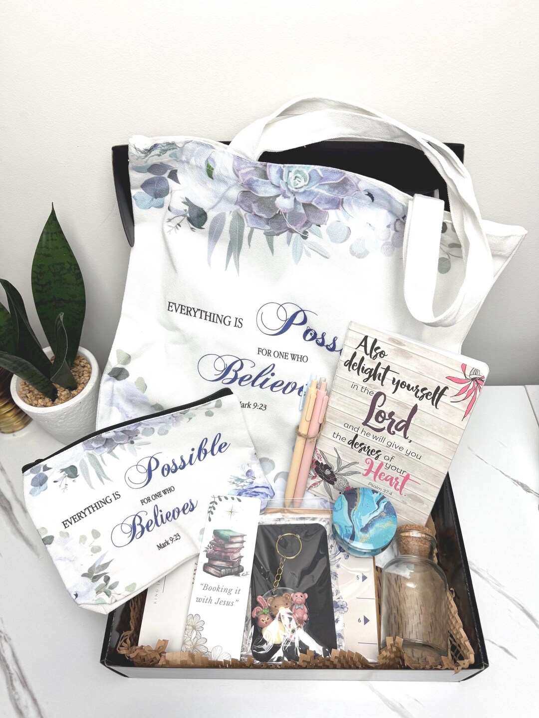 Christian Care Package, Faith-based Gift, Friend Gift, Faith Over Fear ...