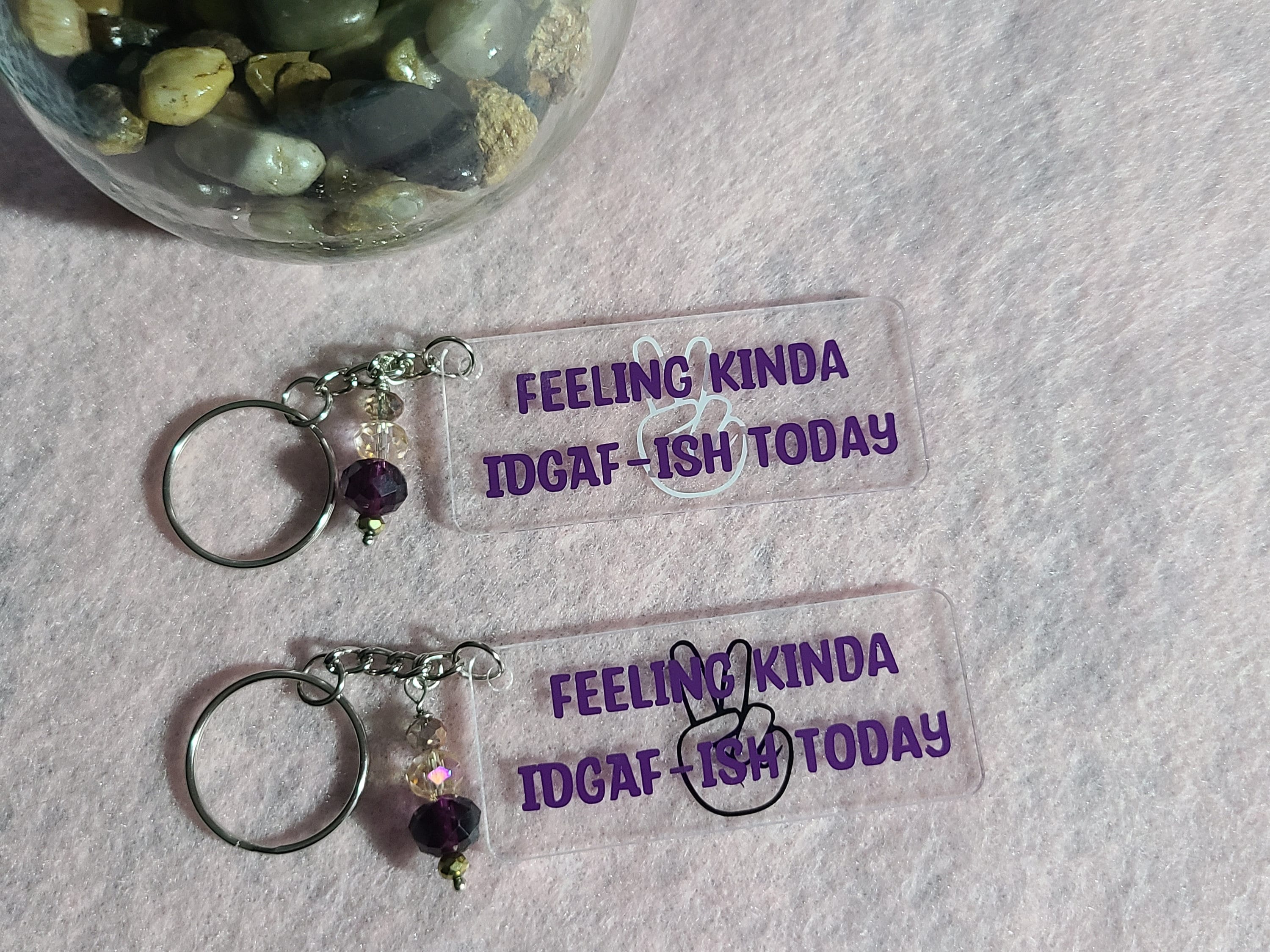 Acrylic Keychains / This is My Happy Face Keychain / Sassy - Etsy Canada
