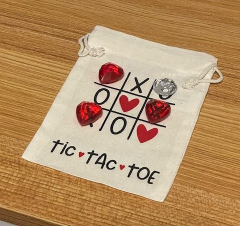 Valentines Day Treat Bags / Tic Tac Toe Bags / Valentines Day ...