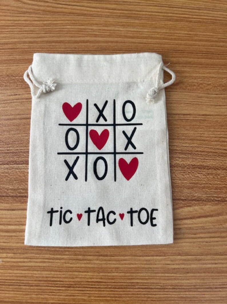 Valentines Day Treat Bags / Tic Tac Toe Bags / Valentines Day ...