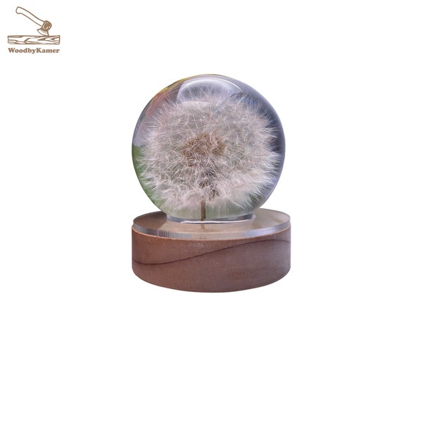 Resin Flower Lamp - Etsy