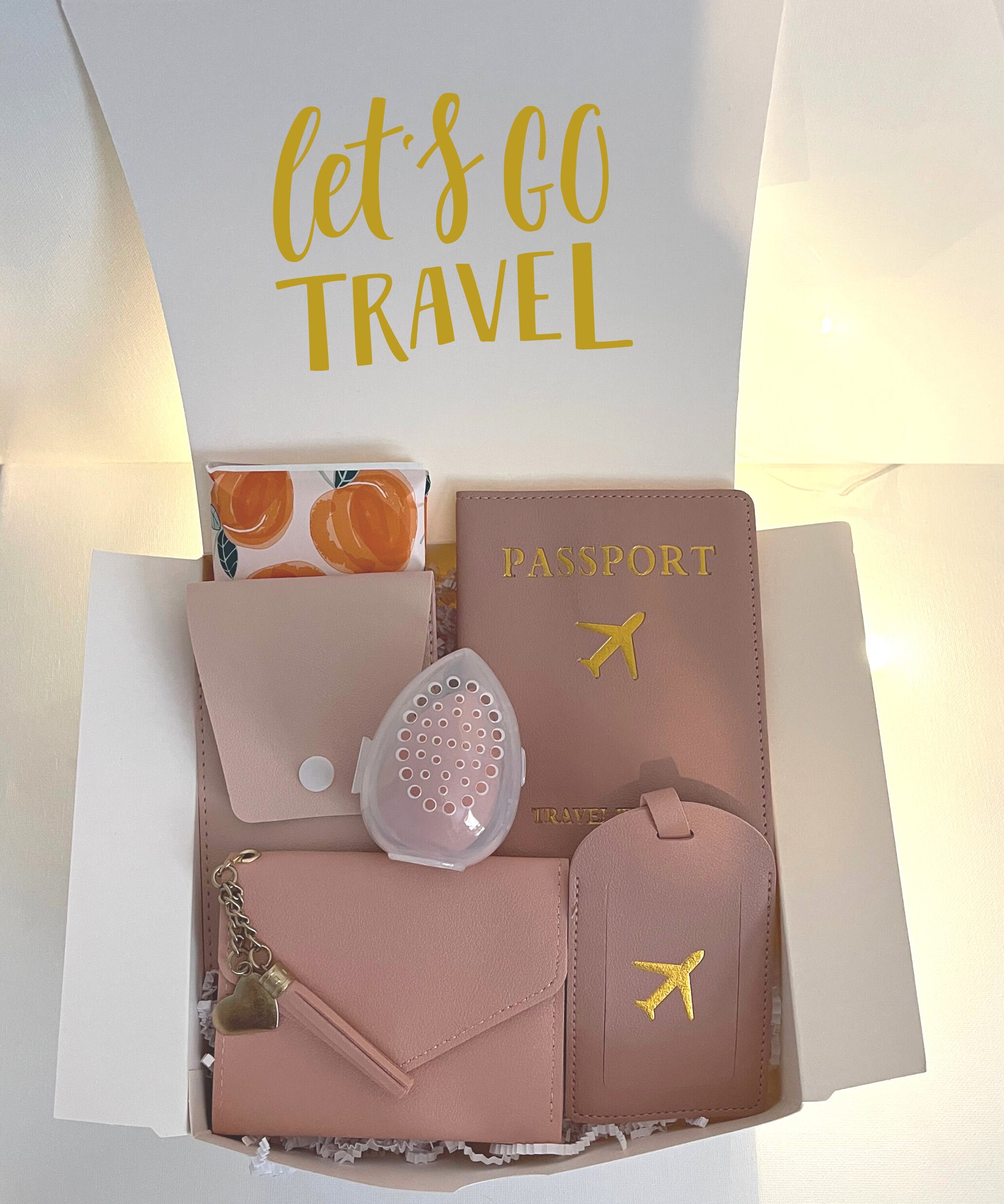 Travel Essentials Personalizez Gift Box for Her, Gift for Women ...
