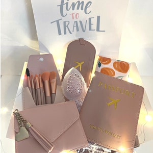 Travel Essentials Personalizez Gift Box for Her, Gift for Women ...
