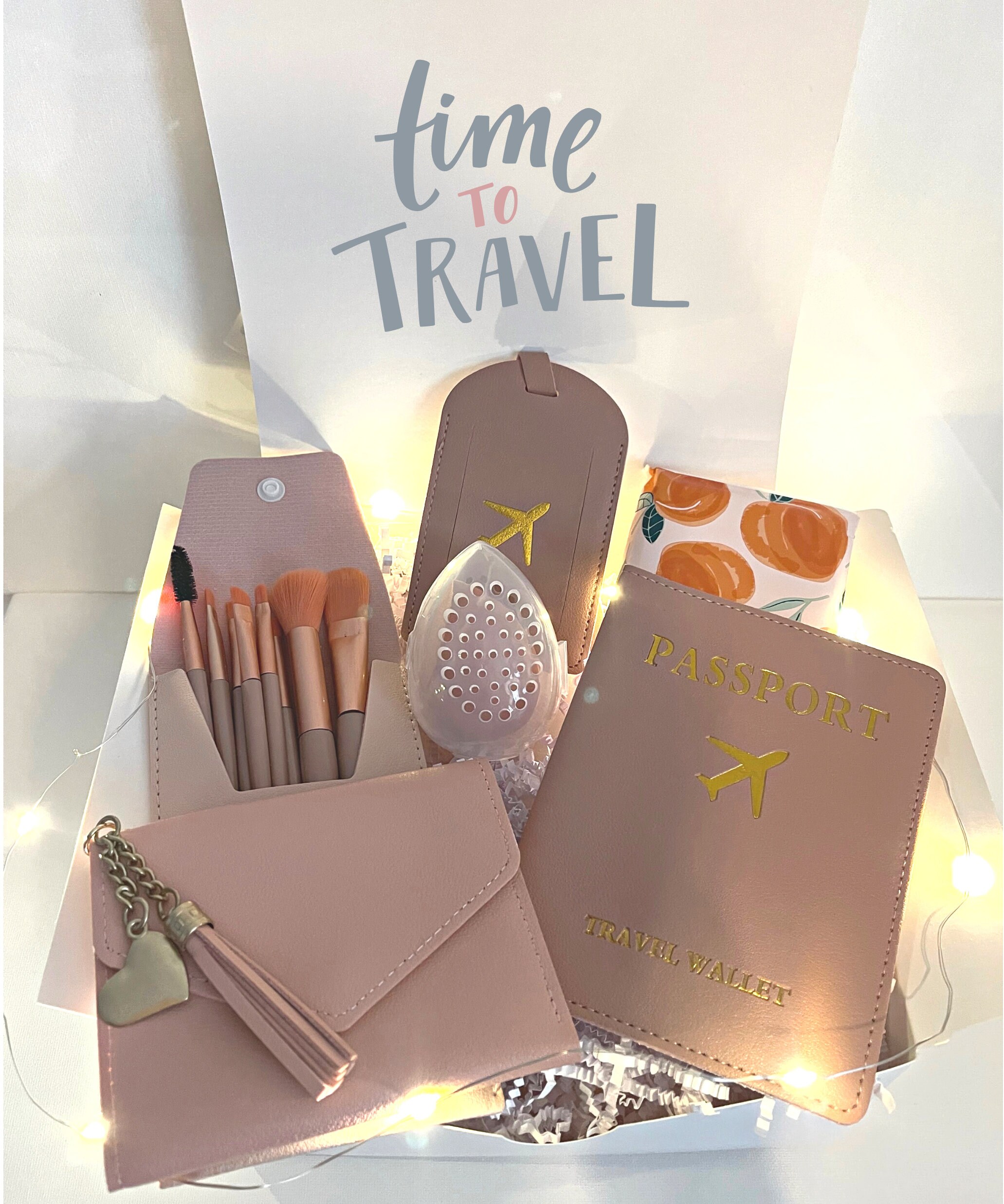 Travel Essentials Personalizez Gift Box for Her, Gift for Women ...
